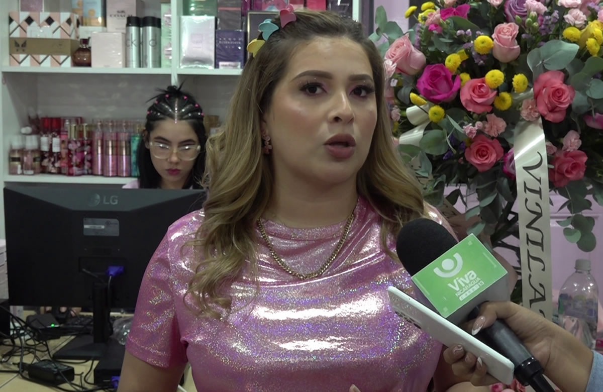 Josseling Valle abre tienda de cosméticos en Managua